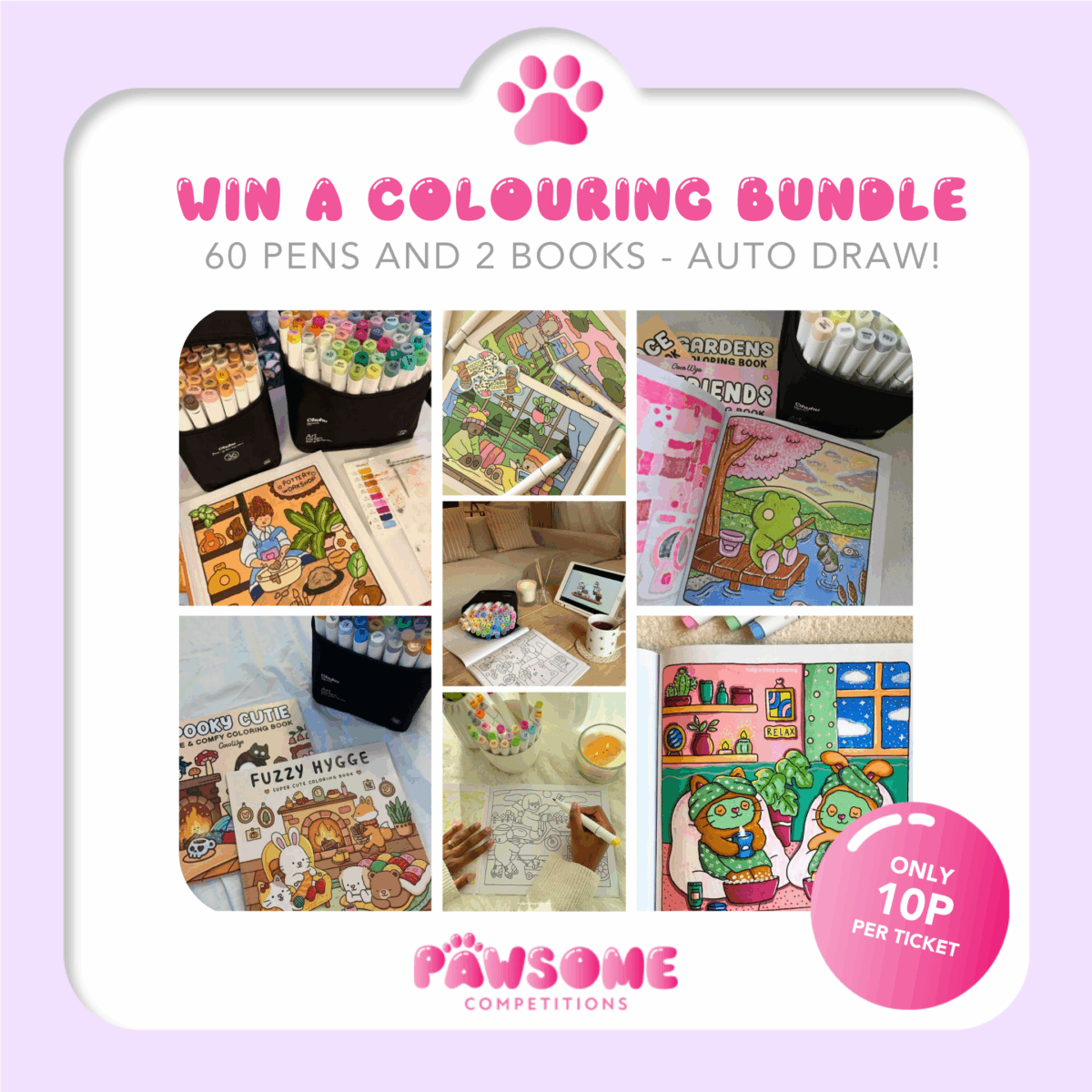 AUTODRAW - WIN A Colouring Bundle TODAY - Pawsome Competitions